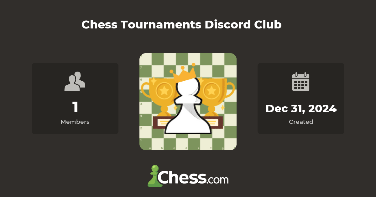 Chess Tournaments Discord Club - Chess Club - Chess.com