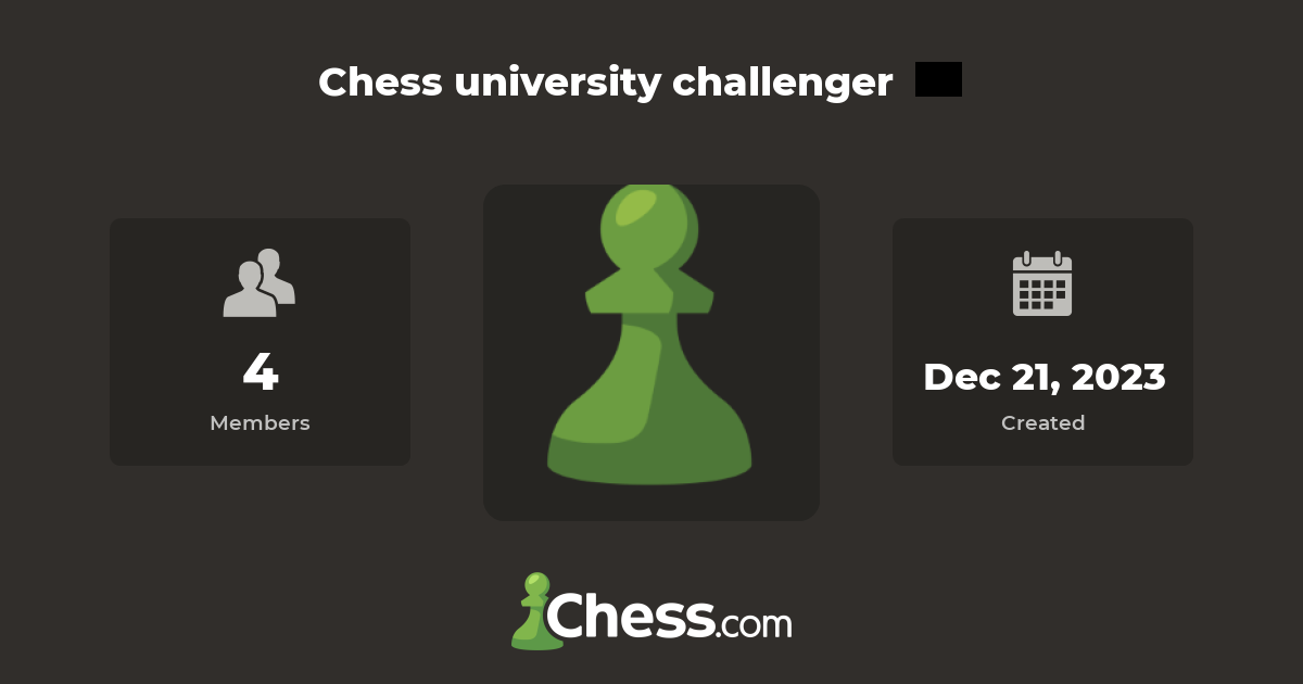 Chess university challenger - Chess Club - Chess.com