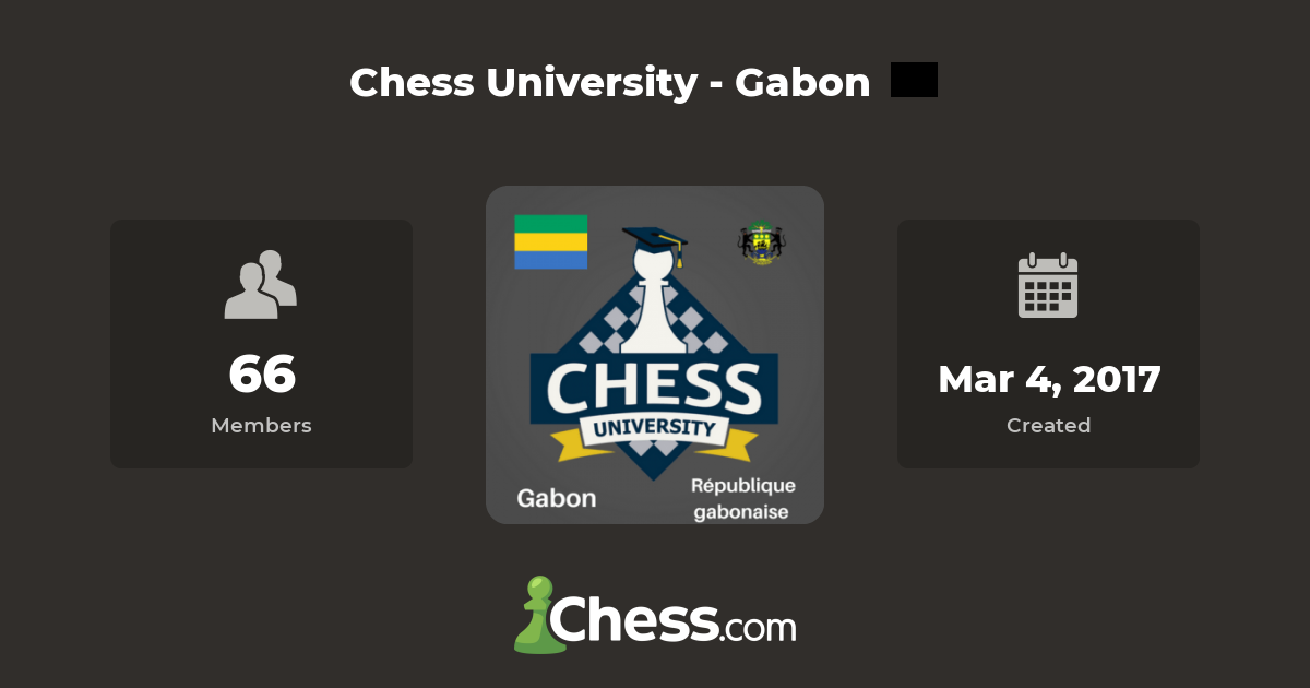 Chess University - Gabon - Chess Club - Chess.com