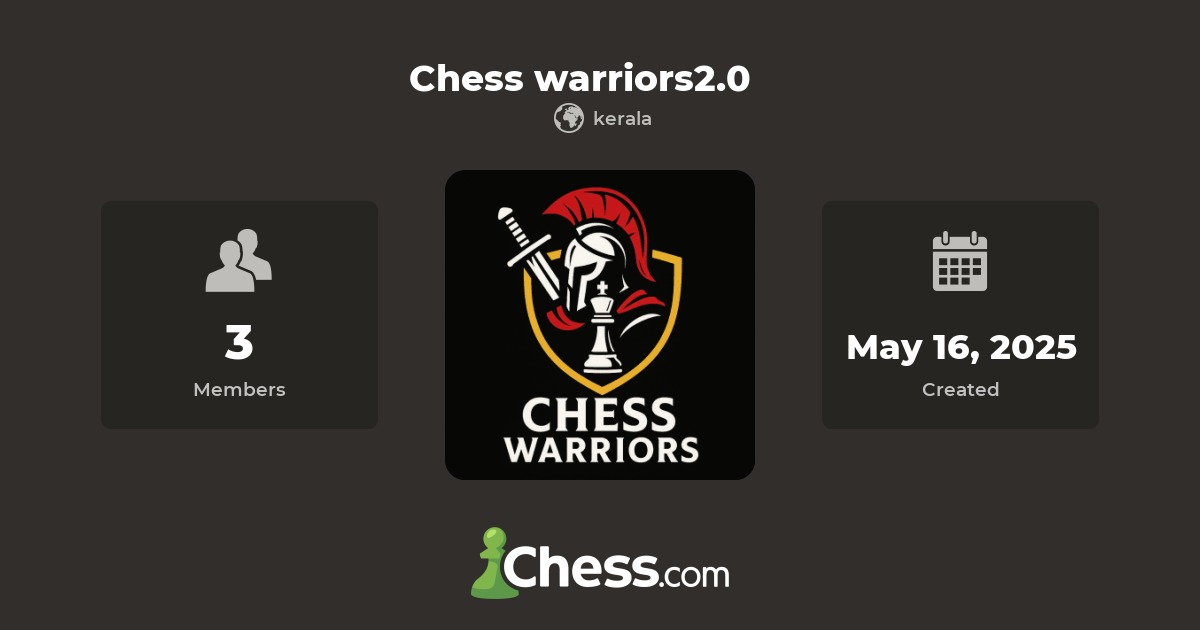 Chess warriors2.0 - Chess Club - Chess.com