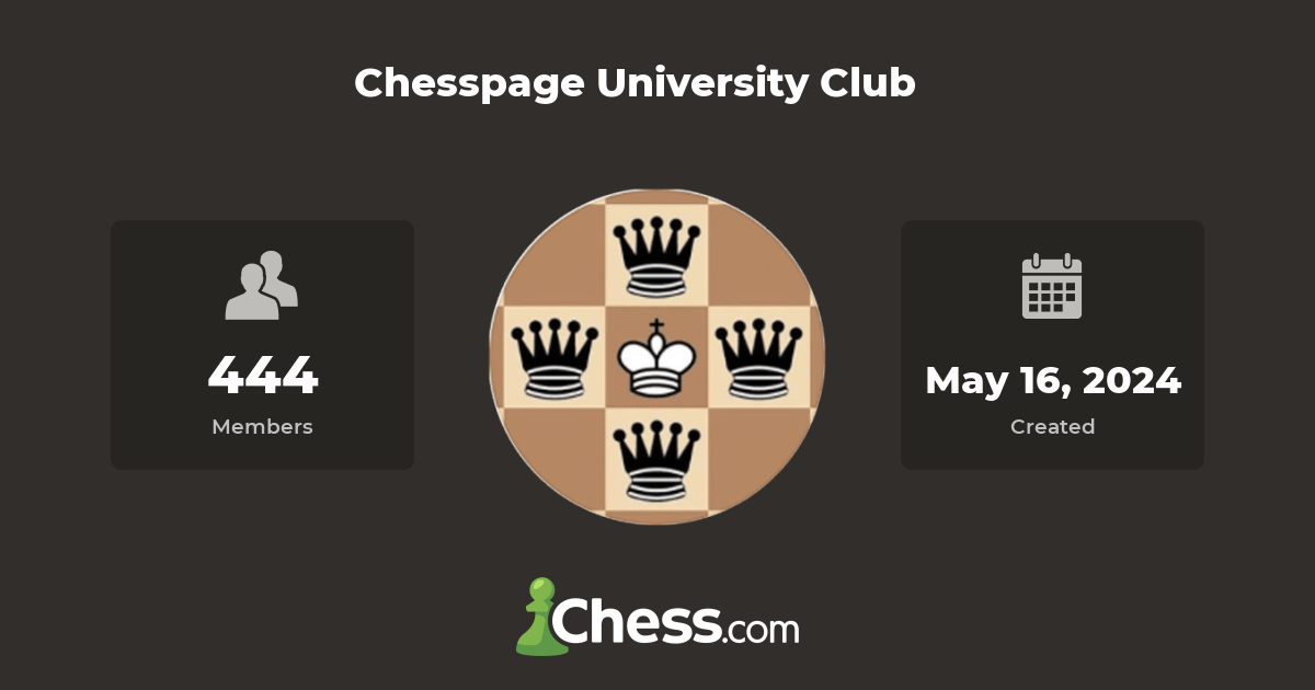 Chesspage University Club - Chess Club - Chess.com