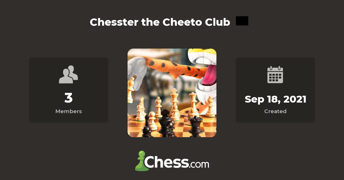 Chesster the Cheeto Club - Chess Club - Chess.com