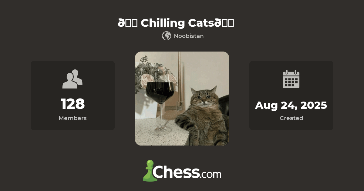 Chilling Cats - Chess Club - Chess.com