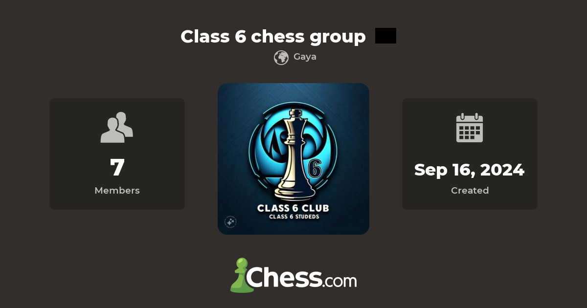 Class 6 chess group - Chess Club - Chess.com
