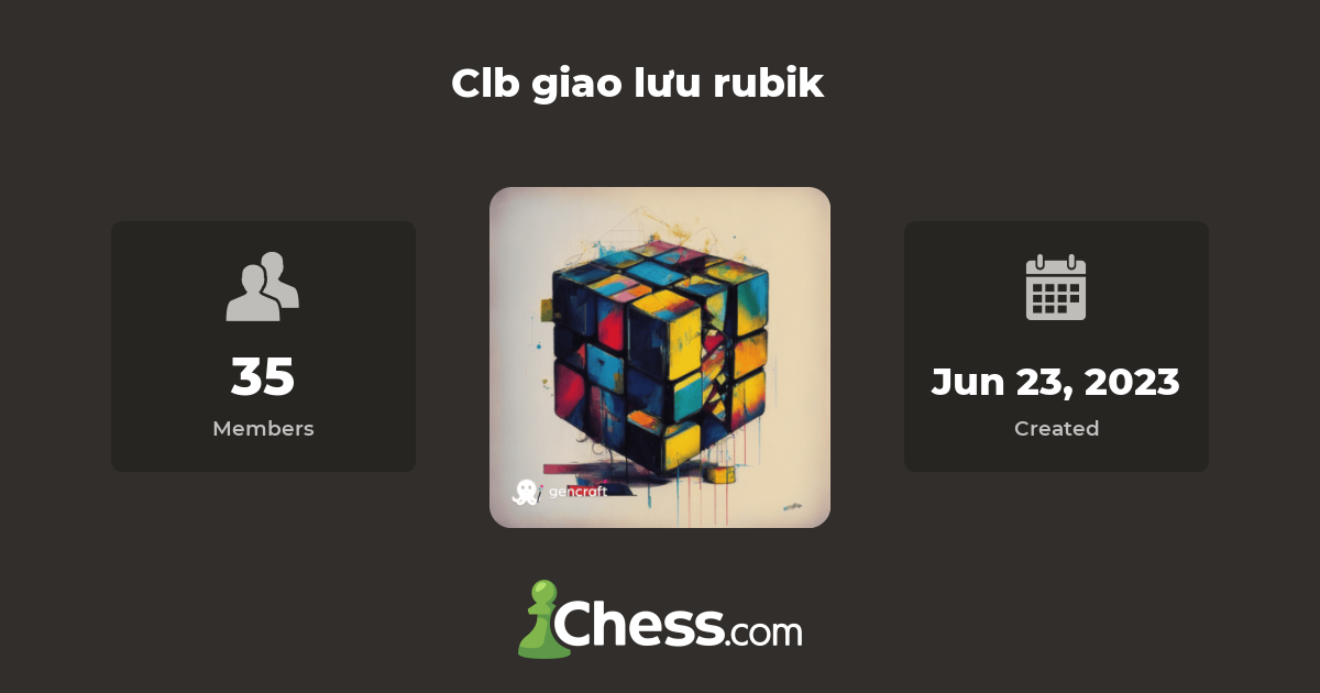 Clb giao lưu rubik - Chess Club - Chess.com