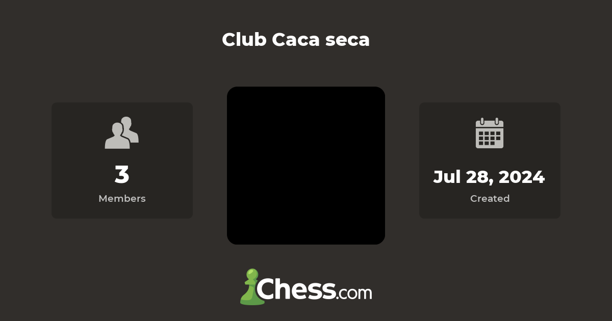 Club Caca seca - Chess Club - Chess.com