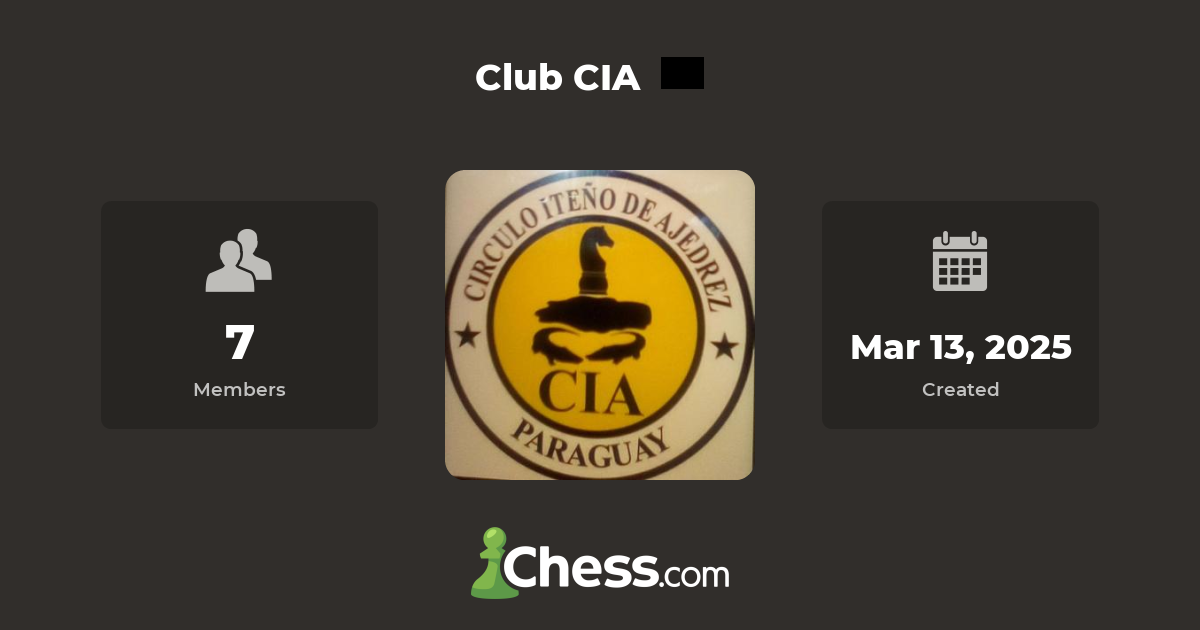 Club CIA - Chess Club - Chess.com