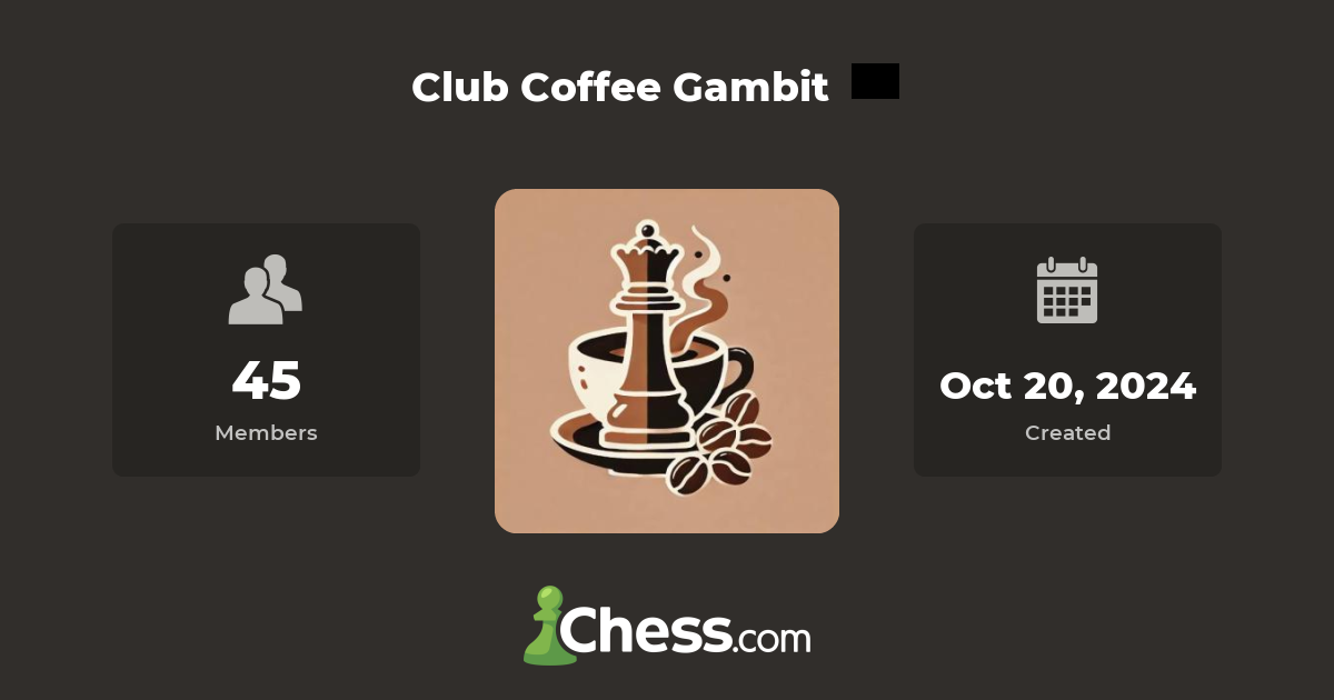 Club Coffee Gambit - Chess Club - Chess.com