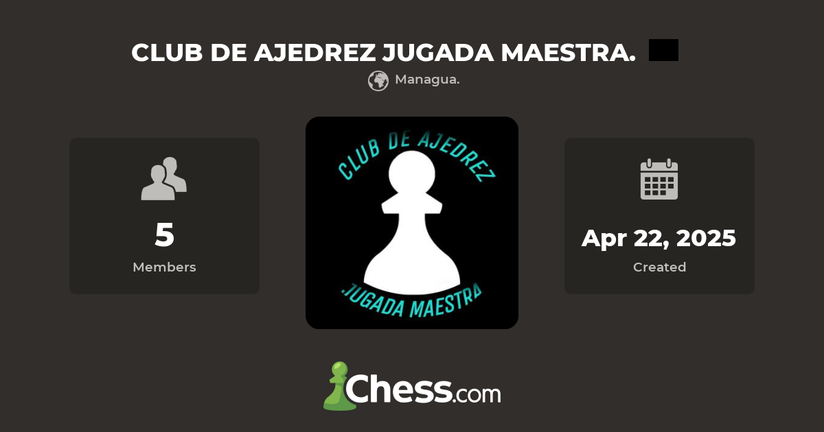 CLUB DE AJEDREZ JUGADA MAESTRA. - Chess Club - Chess.com