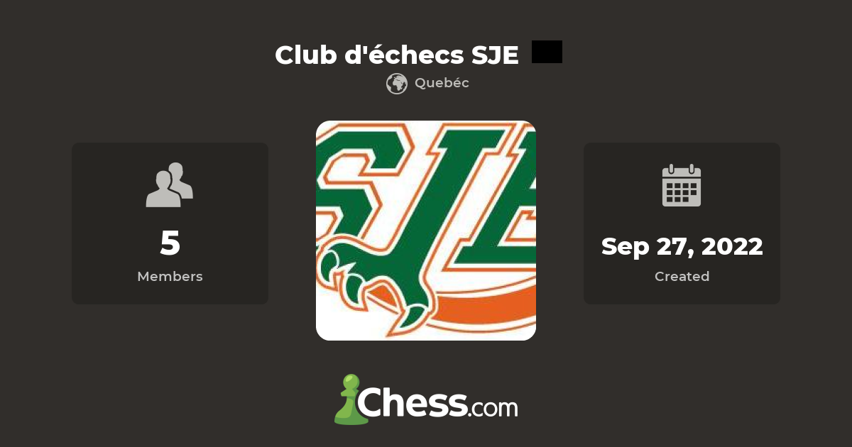 Club d'échecs SJE - Chess Club - Chess.com