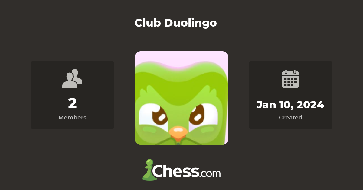 Club Duolingo Chess Club Chess