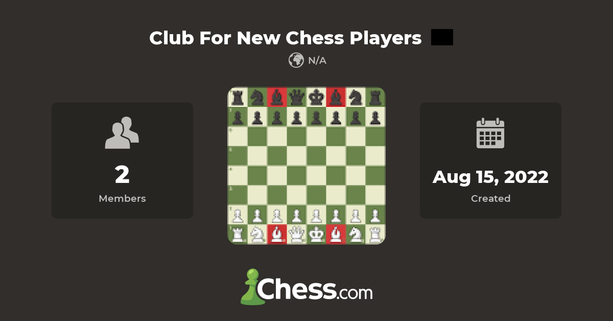 Club For New Chess Players - Chess Club - Chess.com