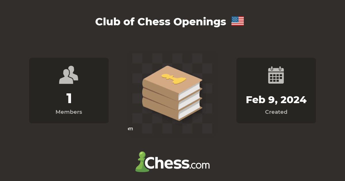 Club of Chess Openings - Chess Club - Chess.com