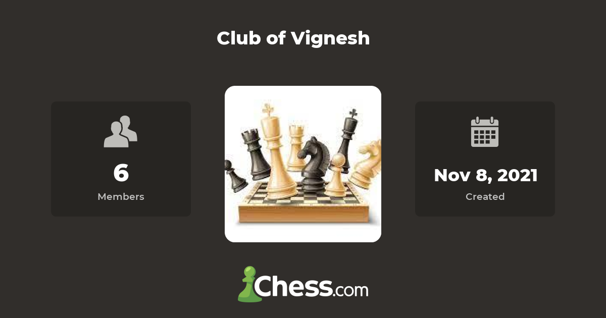 Club of Vignesh - Chess Club - Chess.com