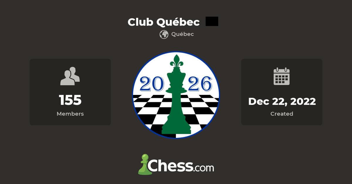 Club Québec - Chess Club - Chess.com