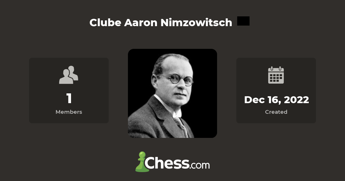 Clube Aaron Nimzowitsch - Chess Club - Chess.com