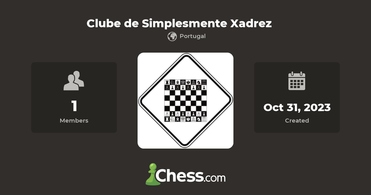 Clube de Simplesmente Xadrez - Chess Club - Chess.com