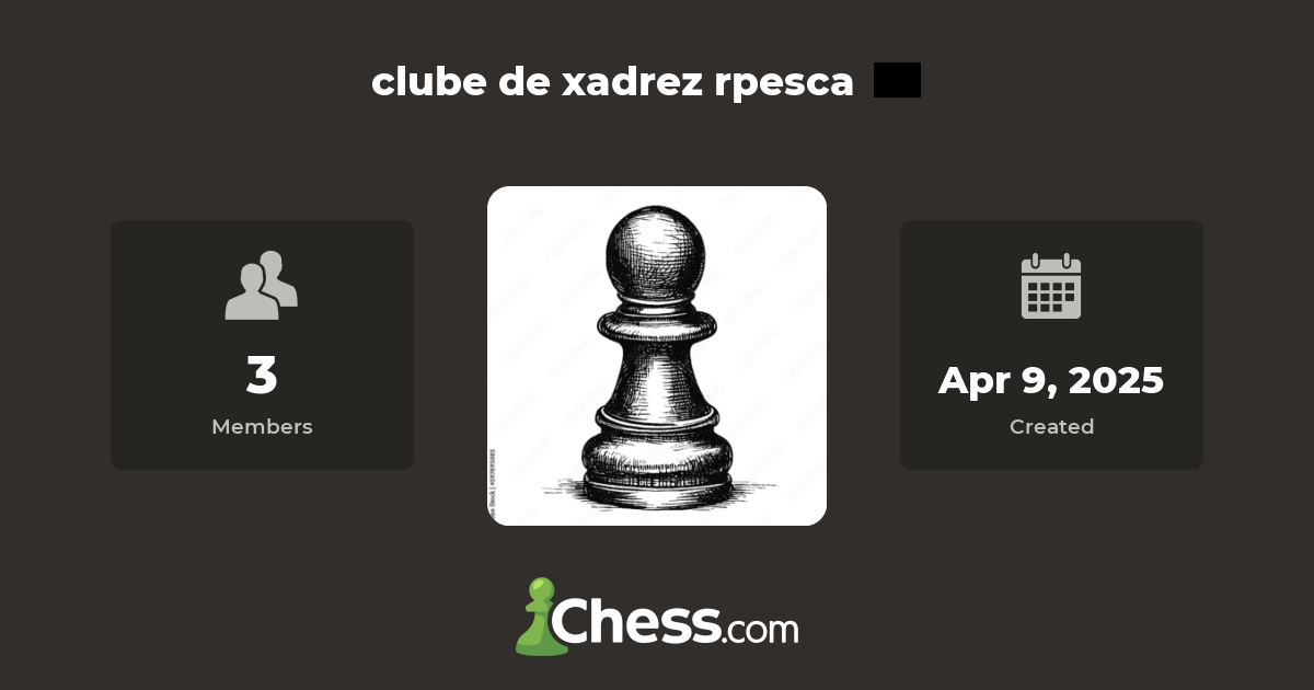 clube de xadrez rpesca - Chess Club - Chess.com