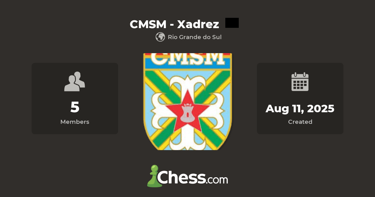 CMSM - Xadrez - Chess Club - Chess.com