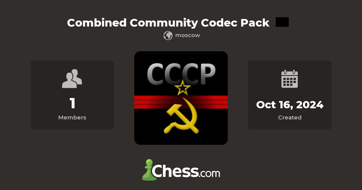 Combined Community Codec Pack - Chess Club - Chess.com