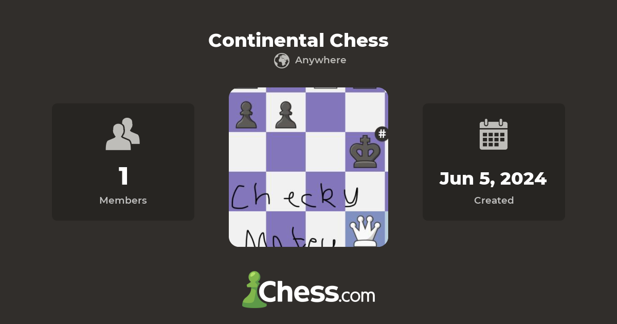 Continental Chess - Chess Club - Chess.com