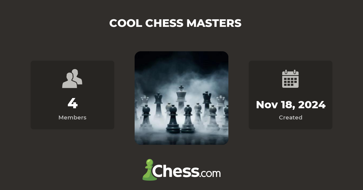 COOL CHESS MASTERS - Chess Club - Chess.com