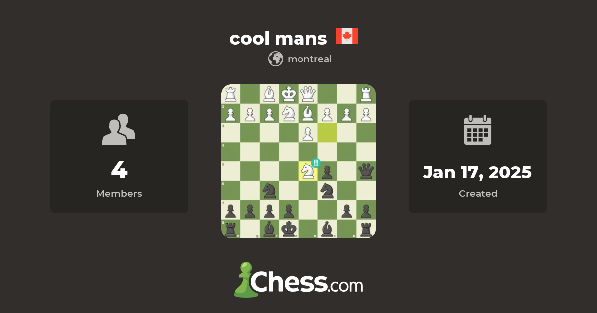 cool mans - Chess Club - Chess.com