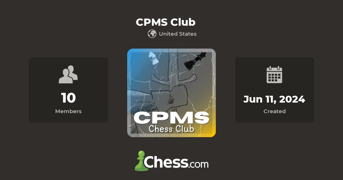 CPMS Club - Chess Club - Chess.com