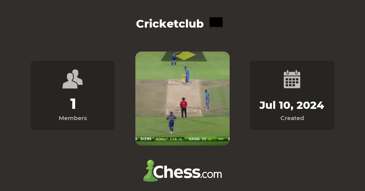 Cricketclub - Chess Club - Chess.com
