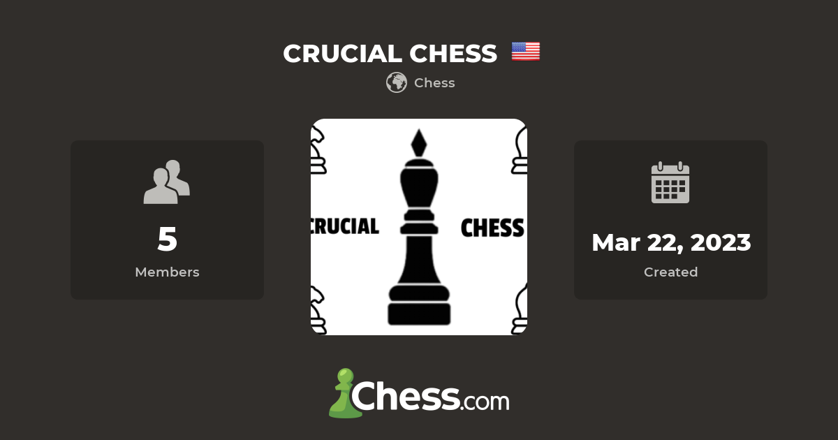 CRUCIAL CHESS - Chess Club - Chess.com CRUCIAL CHESS - Chess Club - Chess.com