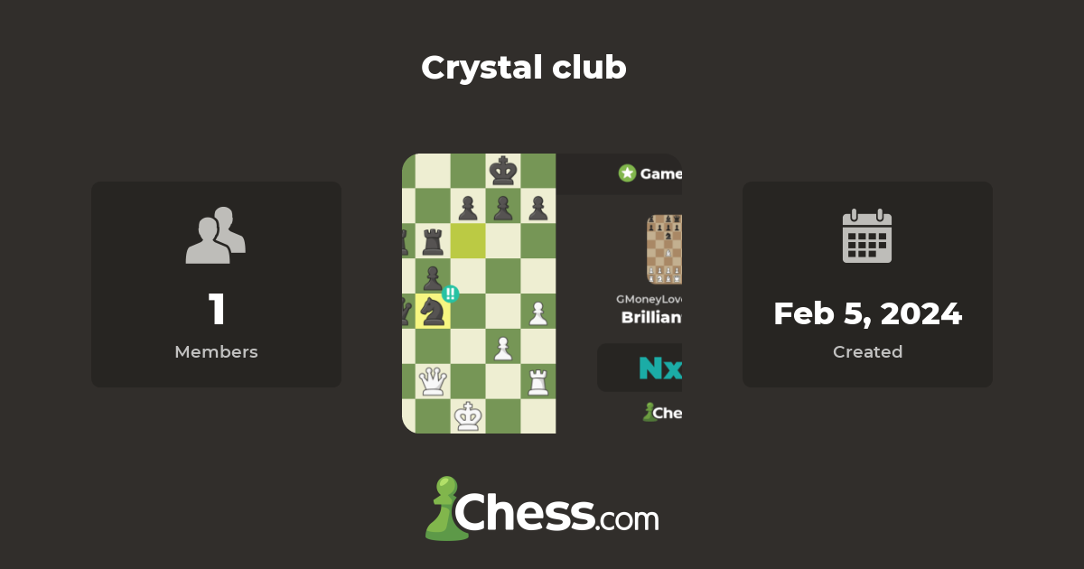 Crystal club - Chess Club - Chess.com