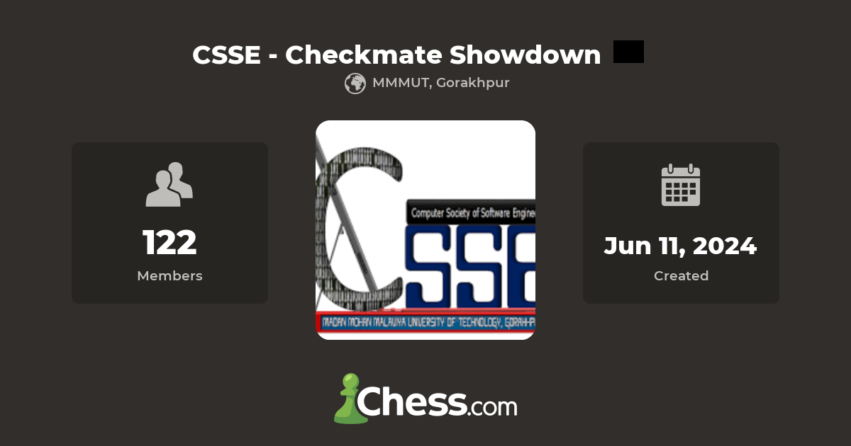 CSSE - Checkmate Showdown - Chess Club - Chess.com