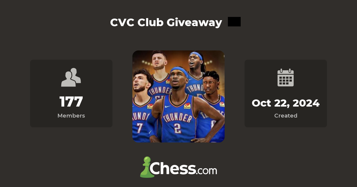 CVC Club Giveaway - Chess Club - Chess.com
