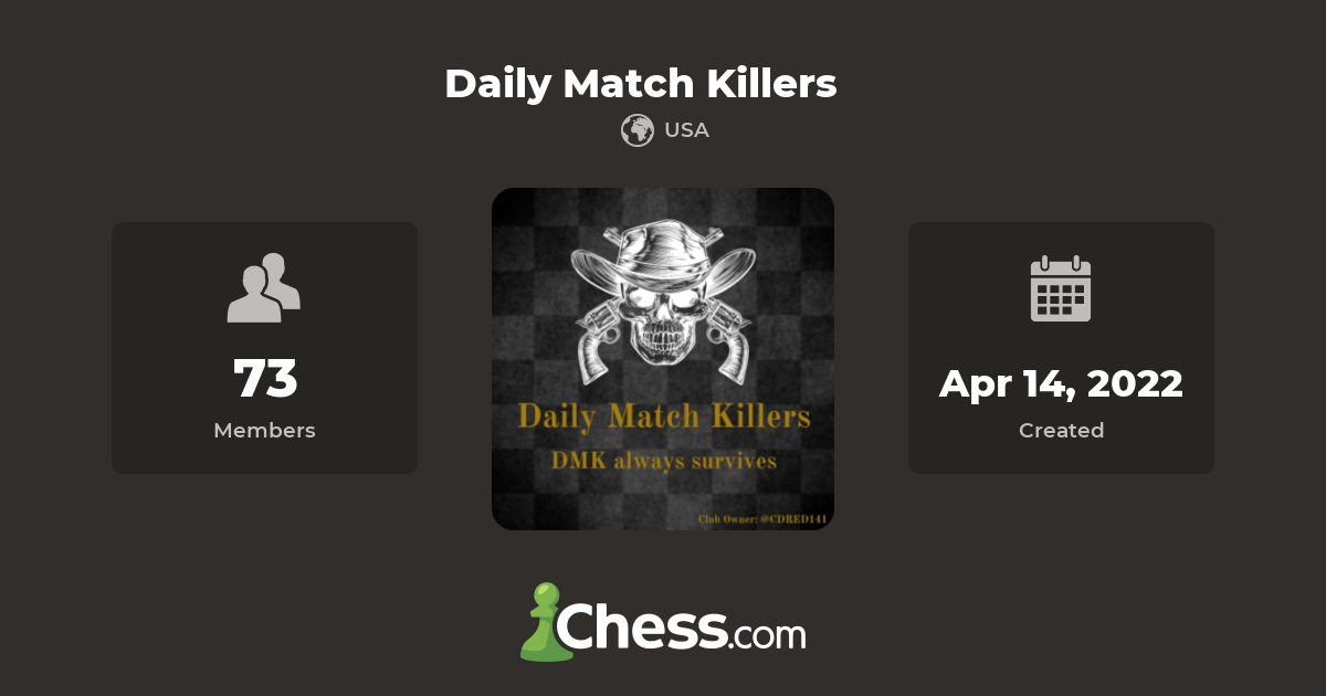 Daily Match Killers - Chess Club - Chess.com