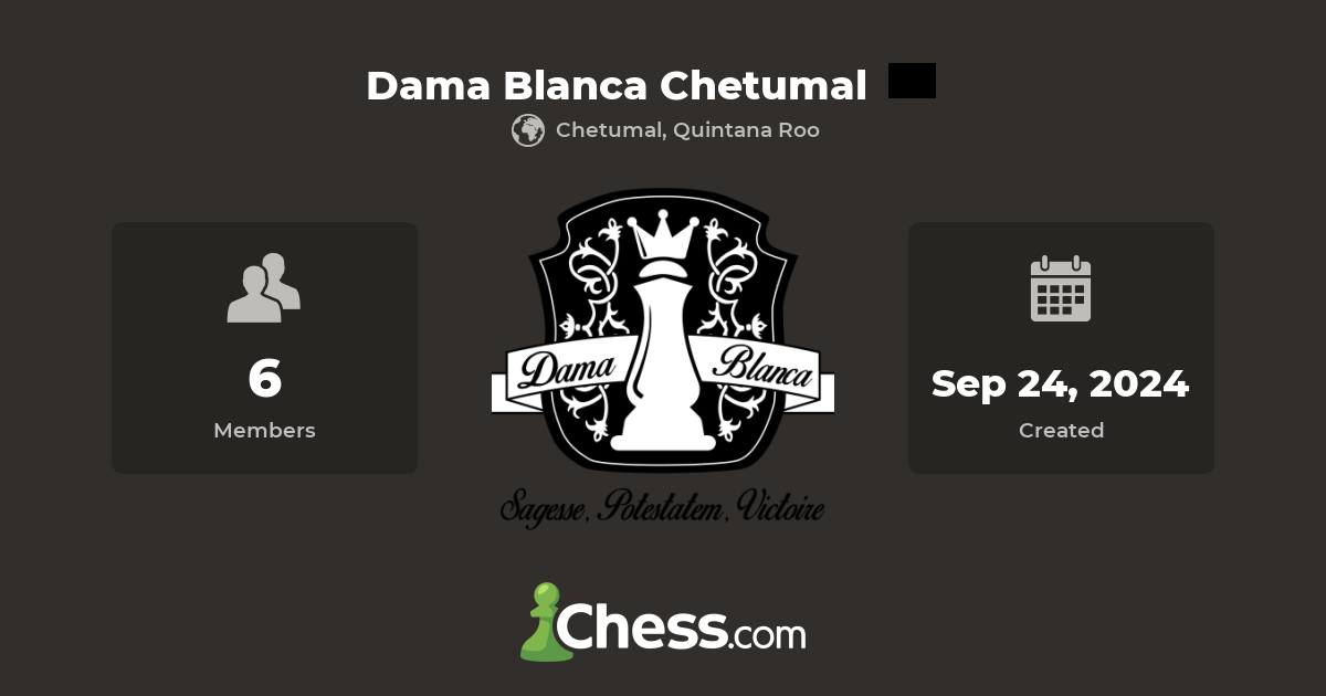 Dama Blanca Chetumal - Chess Club - Chess.com