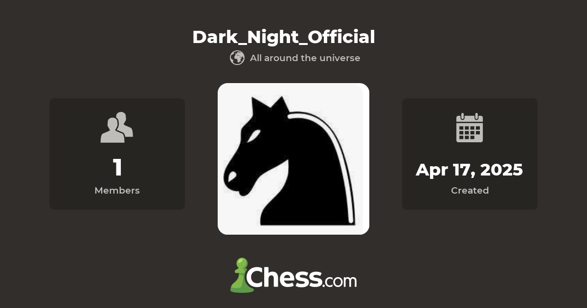 Dark_Night_Official - Chess Club - Chess.com