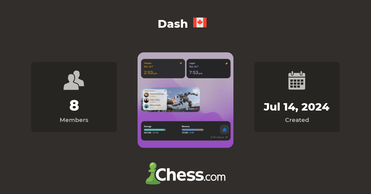 Dash - Chess Club - Chess.com