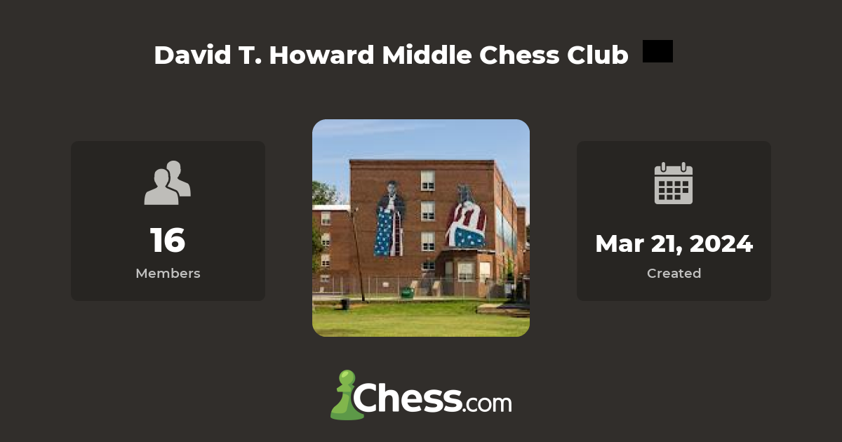 David T. Howard Middle Chess Club - Chess Club - Chess.com