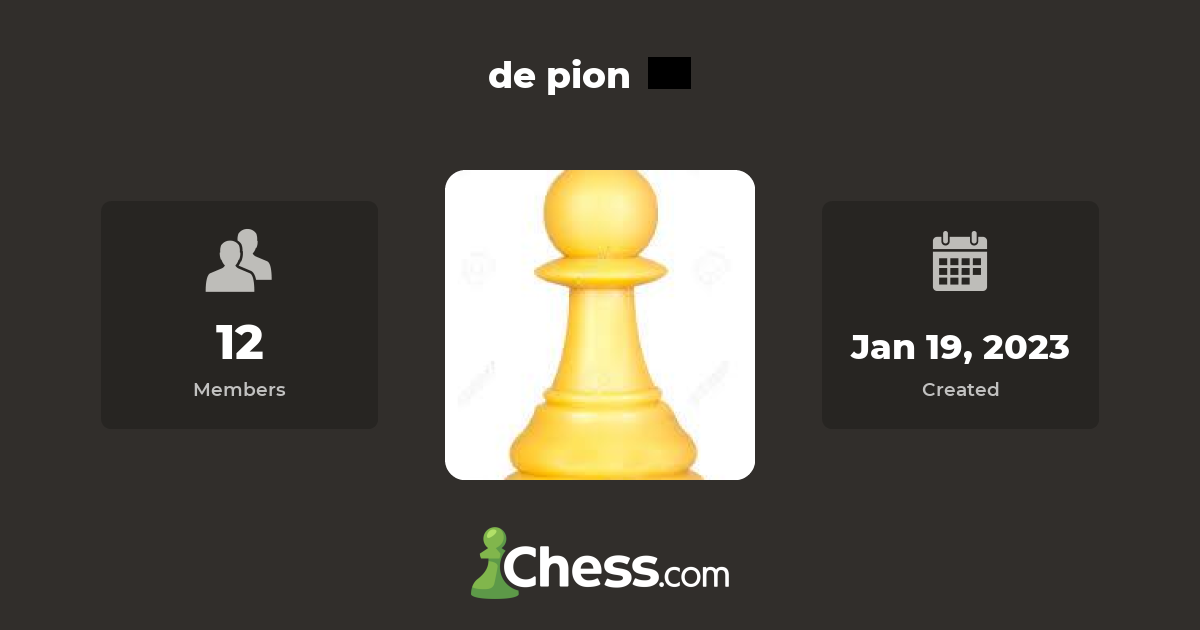 de pion - Chess Club - Chess.com