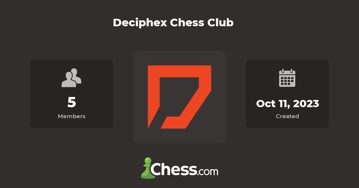 Deciphex Chess Club - Chess Club - Chess.com