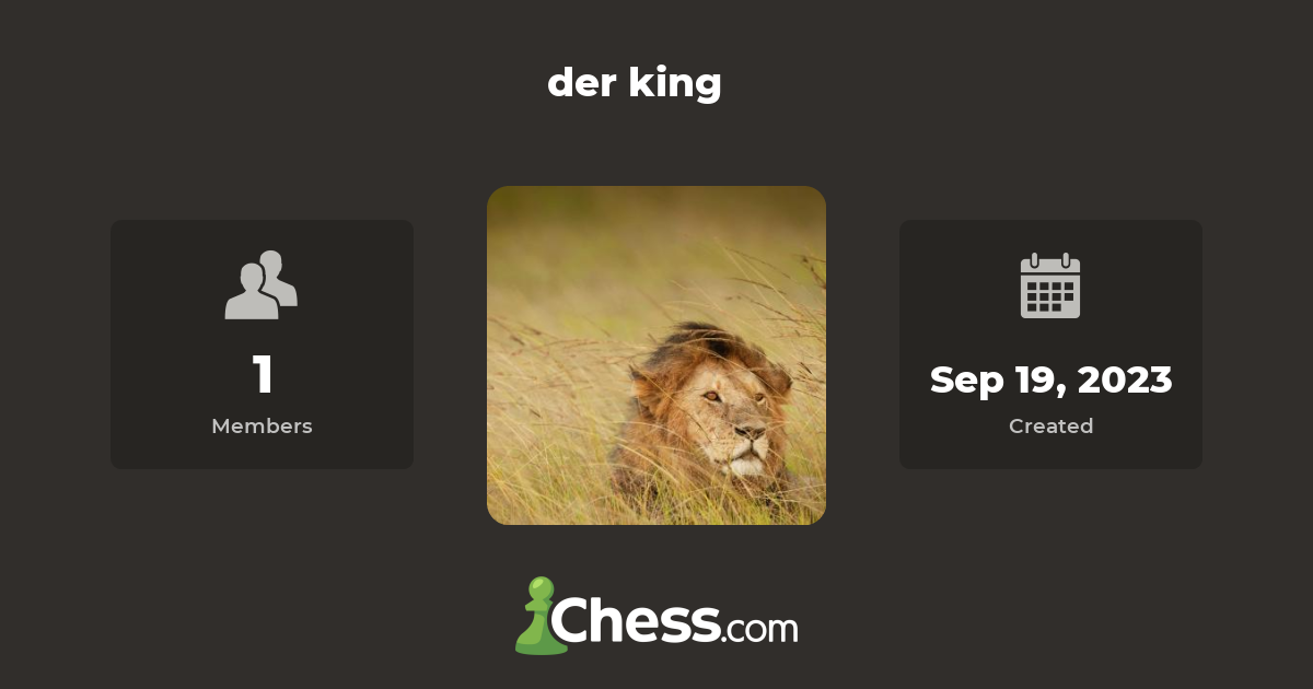 der king - Chess Club - Chess.com