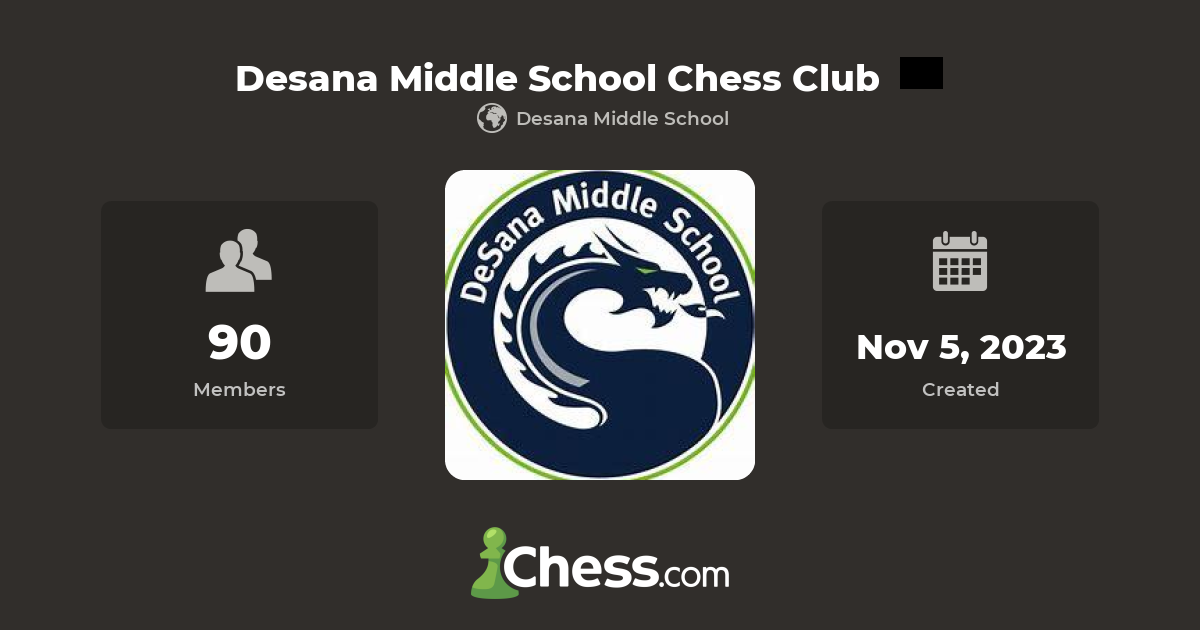 Desana Middle School Chess Club - Chess Club - Chess.com