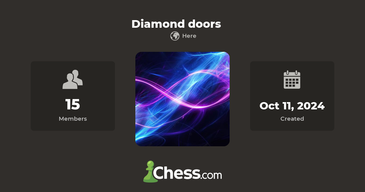 Diamond doors - Chess Club - Chess.com