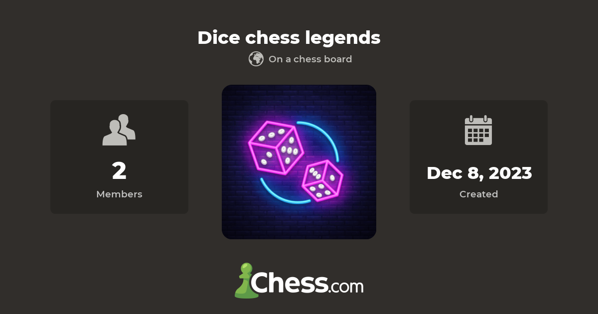 Dice chess legends - Chess Club - Chess.com