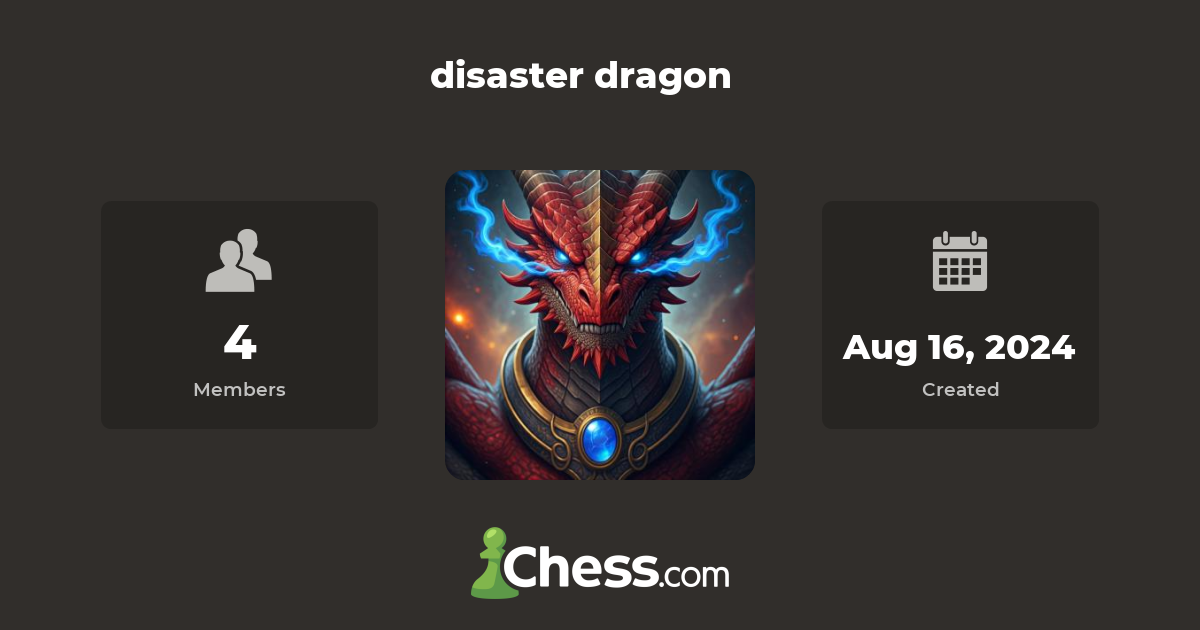 disaster dragon - Chess Club - Chess.com
