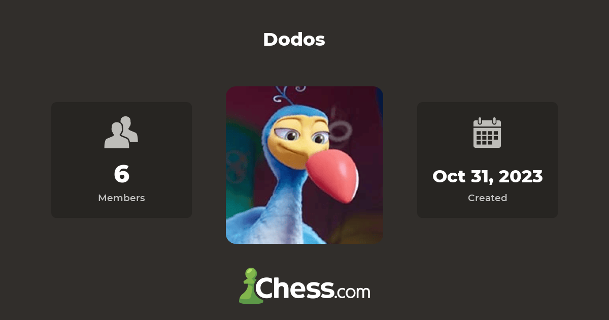 Dodos - Chess Club - Chess.com