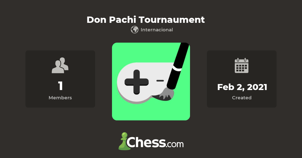 Don Pachi Tournaument - Chess Club - Chess.com