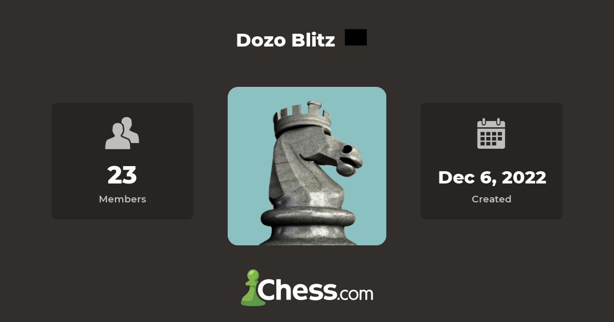 Dozo Blitz - Chess Club - Chess.com