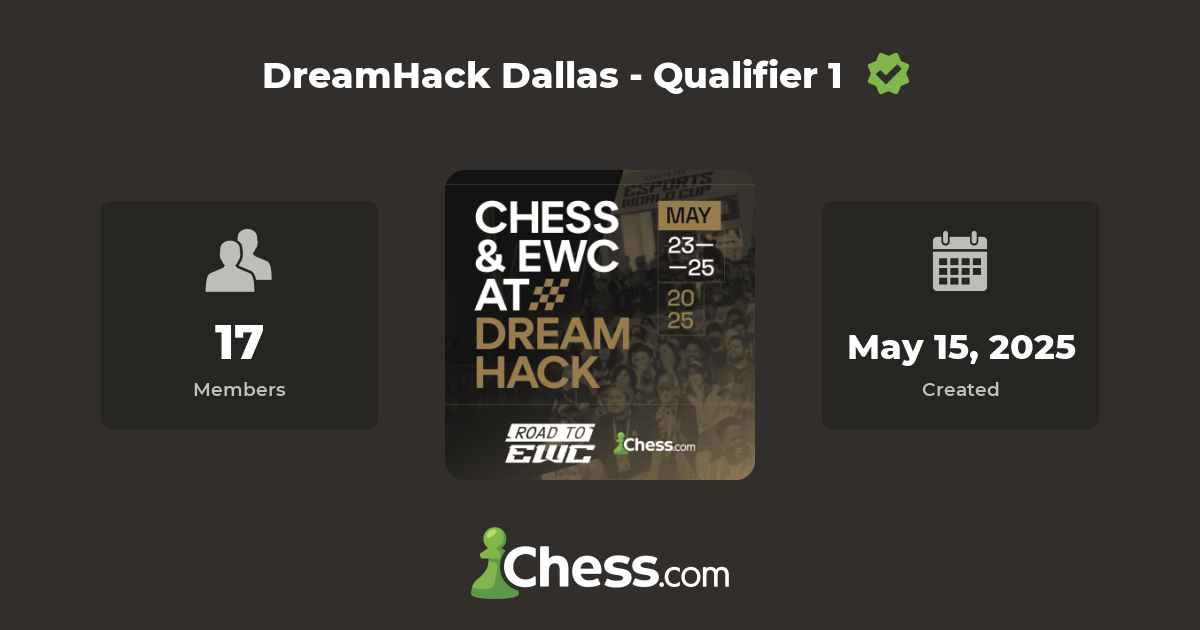 DreamHack Dallas - Qualifier 1 - Chess Club - Chess.com