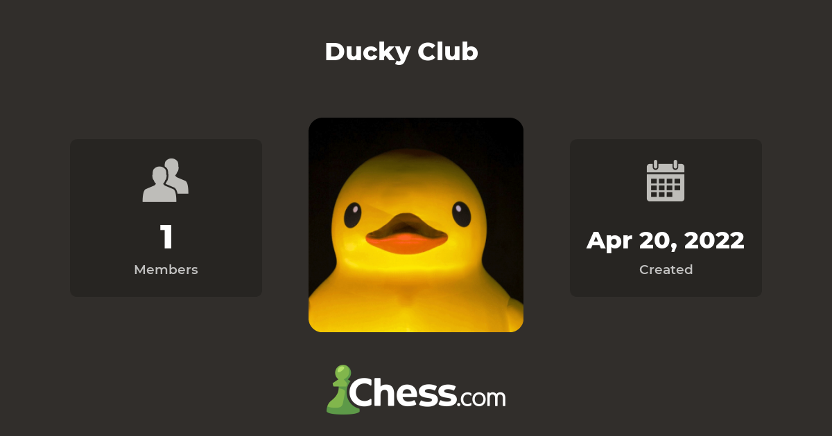 Ducky Club - Chess Club - Chess.com